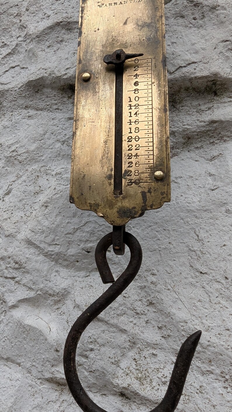 Vintage Salter 30lbs Spring Scales - Etsy