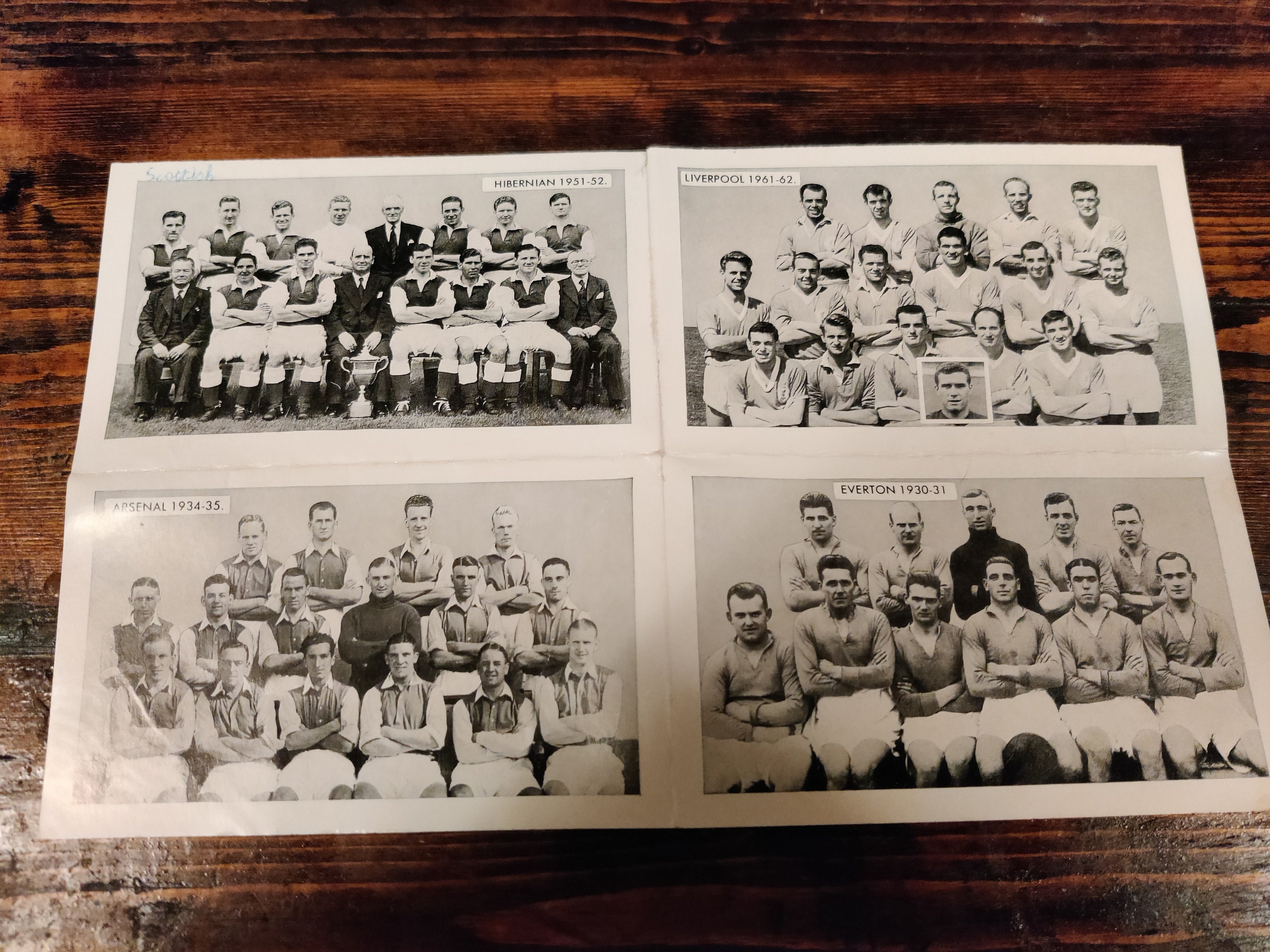 Vintage Famous Football Team Cards - Etsy