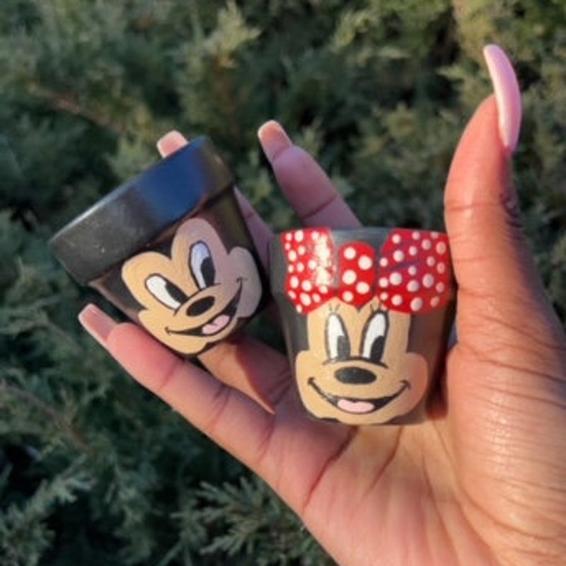 Mickey Mouse Planter - Etsy