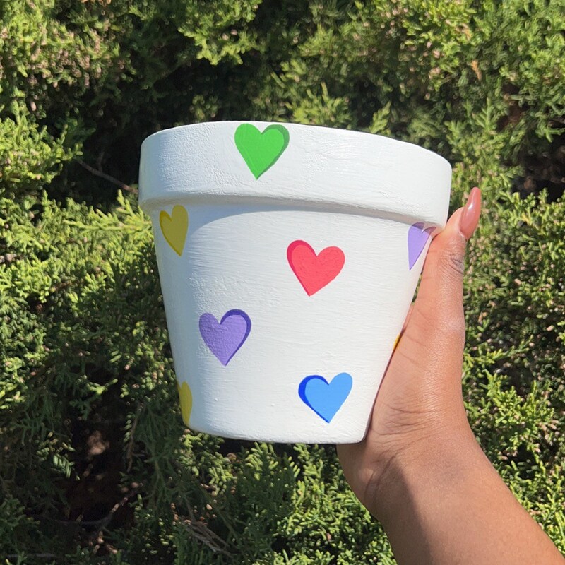 Heart Flower Pot - Etsy