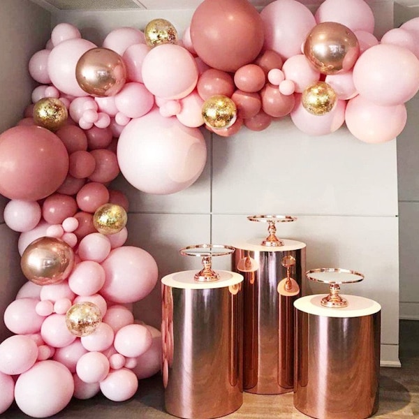 Rose Gold Balloon Arch - Etsy