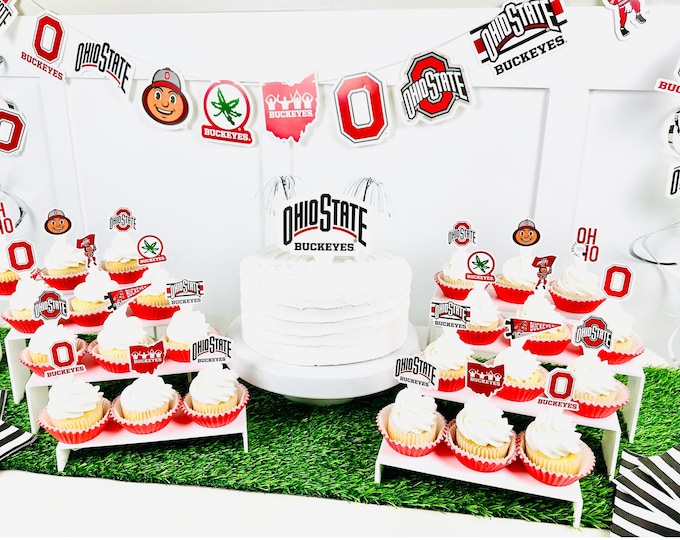 Ohio State Party Supplies Birthday Party, Ohio State Graduation ...