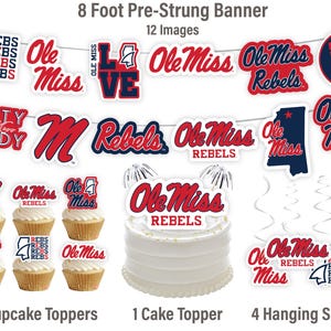 Ole Miss Party Supplies Birthday Party, University of Mississippi ...