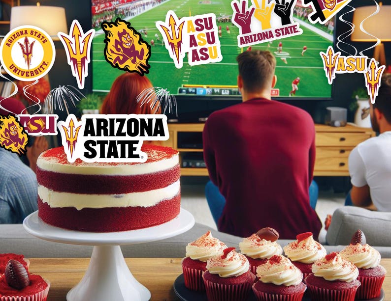 Arizona State Sun Devils Party Supplies Birthday Party, ASU Graduation ...