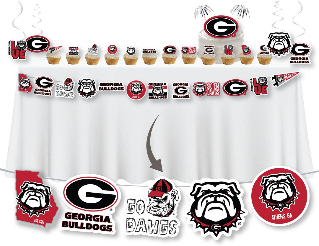 Georgia Bulldogs Party Supplies Birthday Party, University of Georgia ...