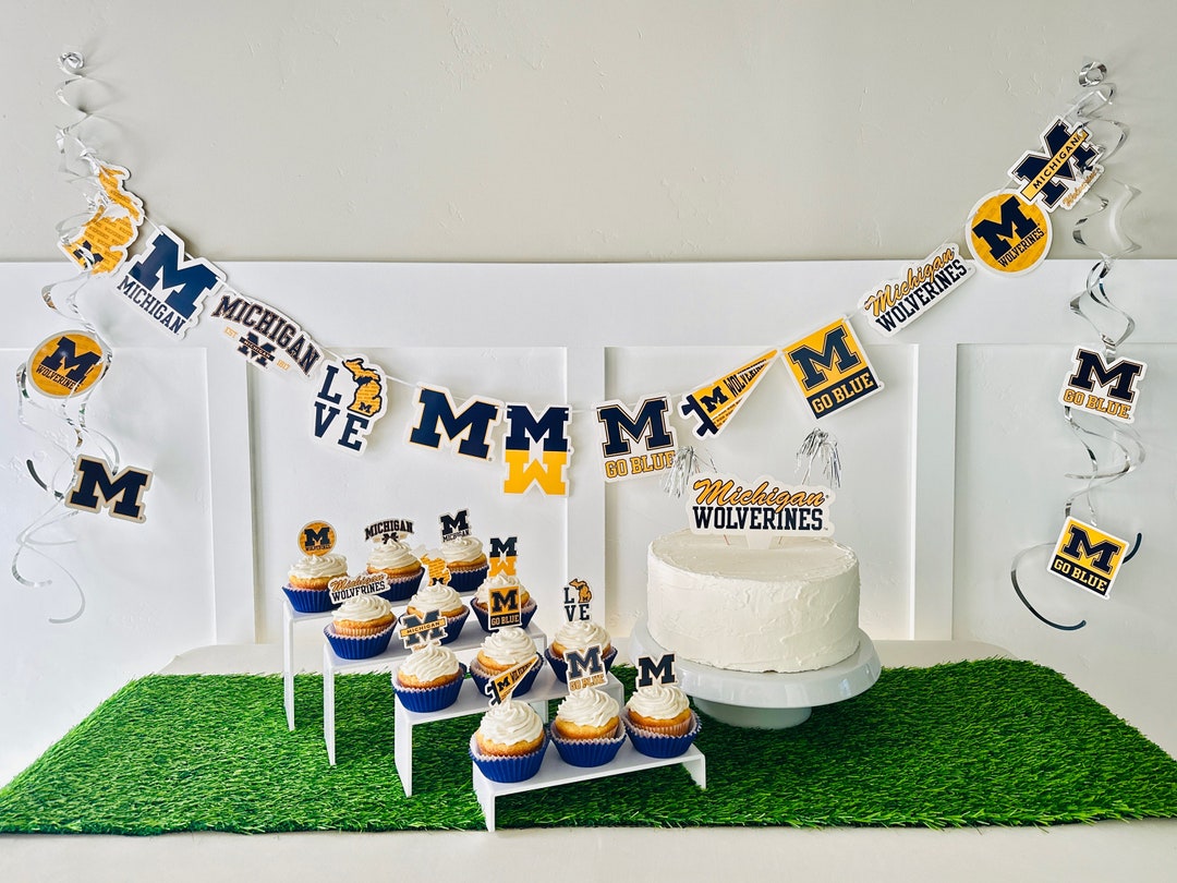 Michigan Wolverines Party Supplies, Birthday, Graduation Decorations ...