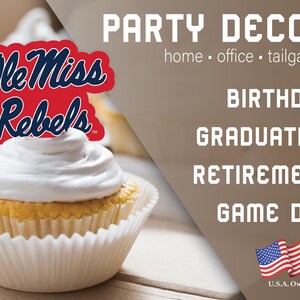 Ole Miss Party Supplies Birthday Party, University of Mississippi ...