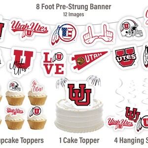 University of Utah Utes Party Supplies, Birthday Party, Graduation ...