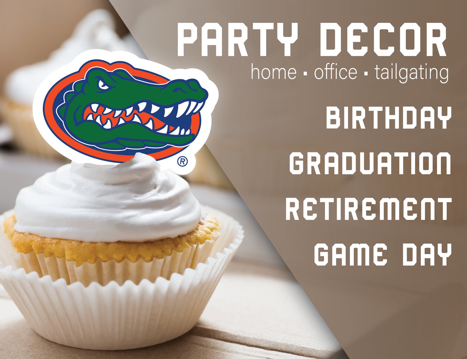 Florida Gators Party Supplies, Birthday Party, Graduation Decorations ...