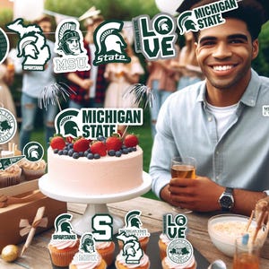 Michigan State Party Supplies Birthday Party, Michigan State Graduation ...