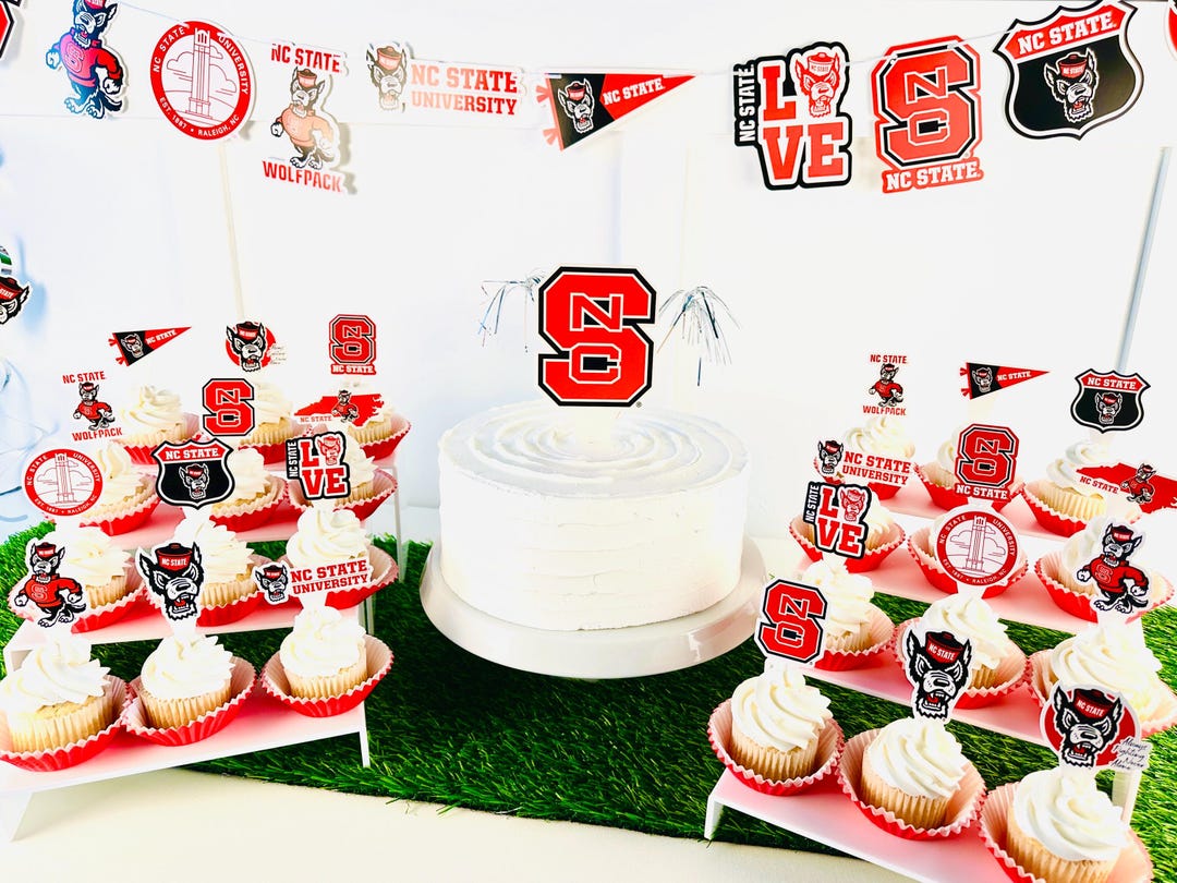 NC State Party Supplies Birthday Party, NC State Wolfpack Graduation ...