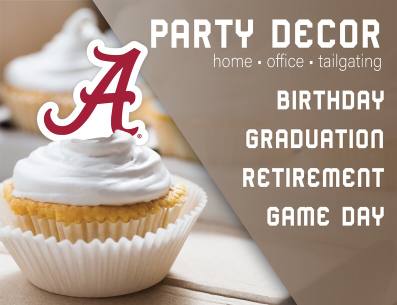Alabama Crimson Tide Party Supplies Birthday Party - Etsy
