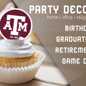 Texas A&M Party Supplies Birthday Party, Texas AM Graduation ...