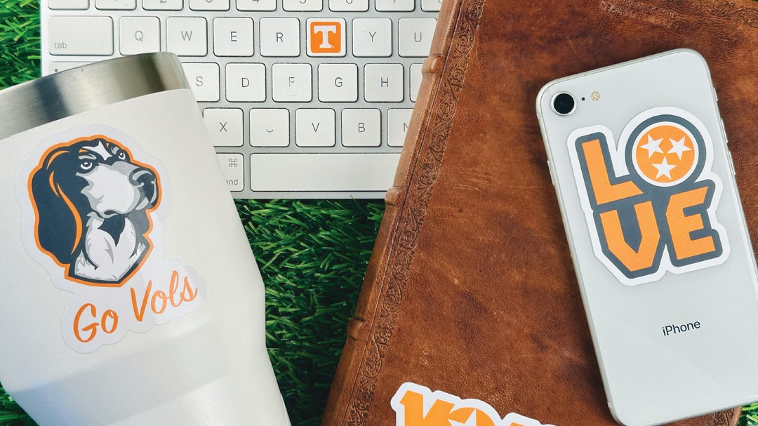 Tennessee Vols Stickers (14 Stickers) 2 Large 5" for Car Windows, 10 ...