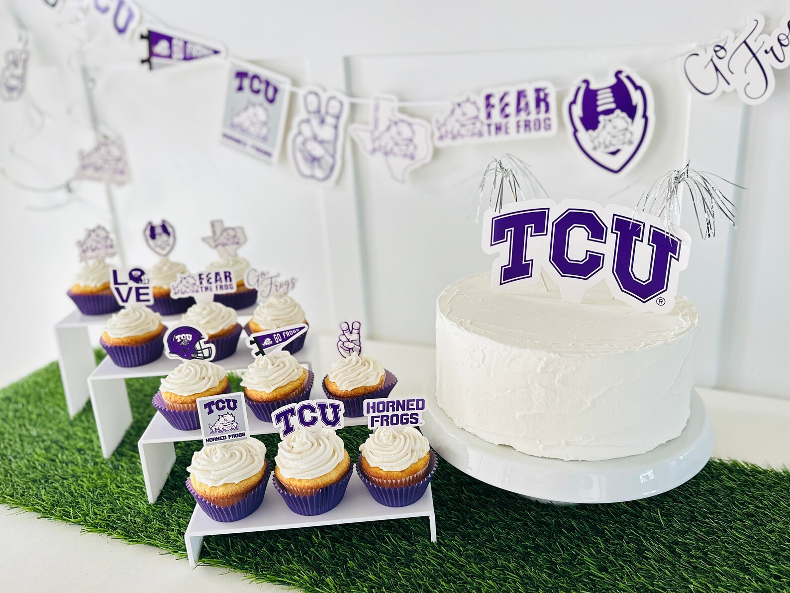 TCU Horned Frogs Party Supplies Birthday Party Graduation - Etsy