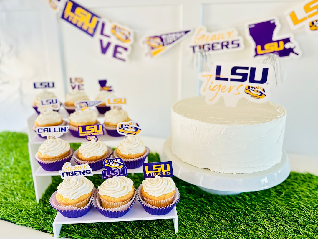 LSU Tigers Party Supplies, Birthday, Graduation Decorations, Football ...