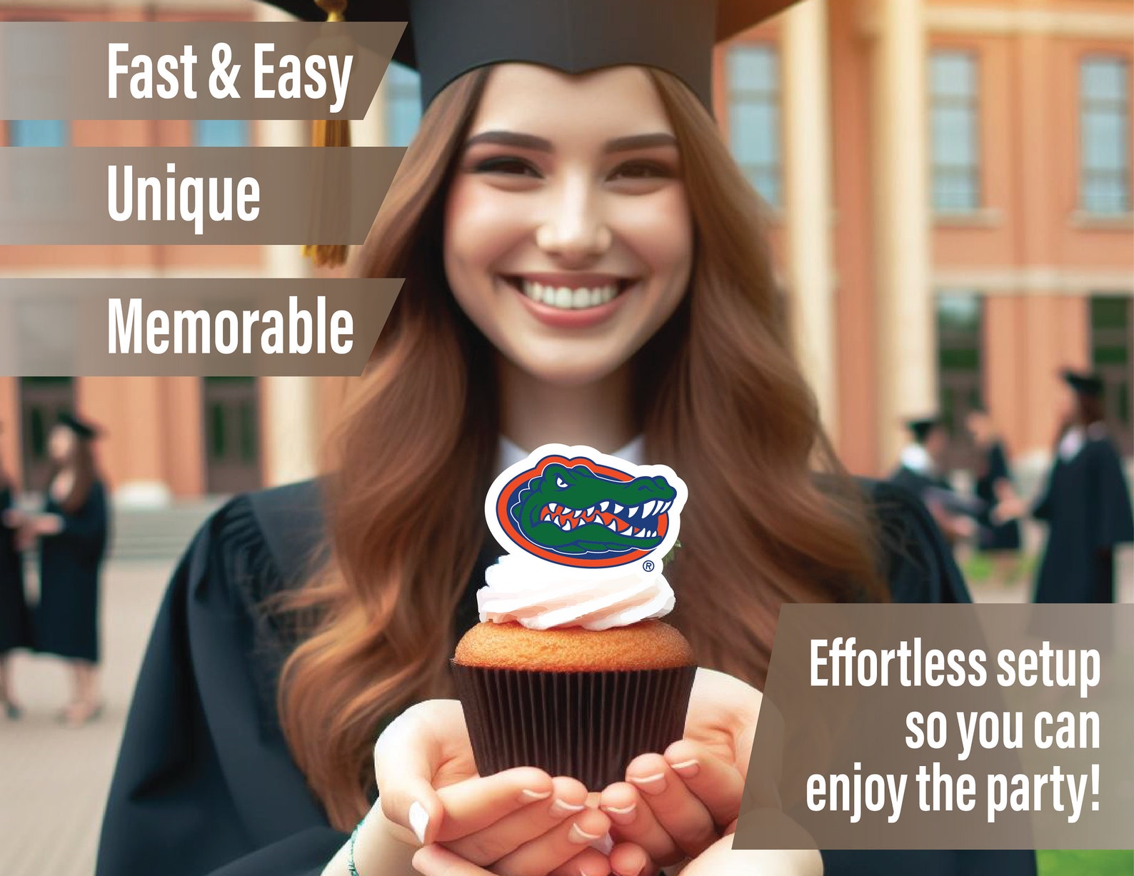Florida Gators Party Supplies, Birthday Party, Graduation Decorations ...