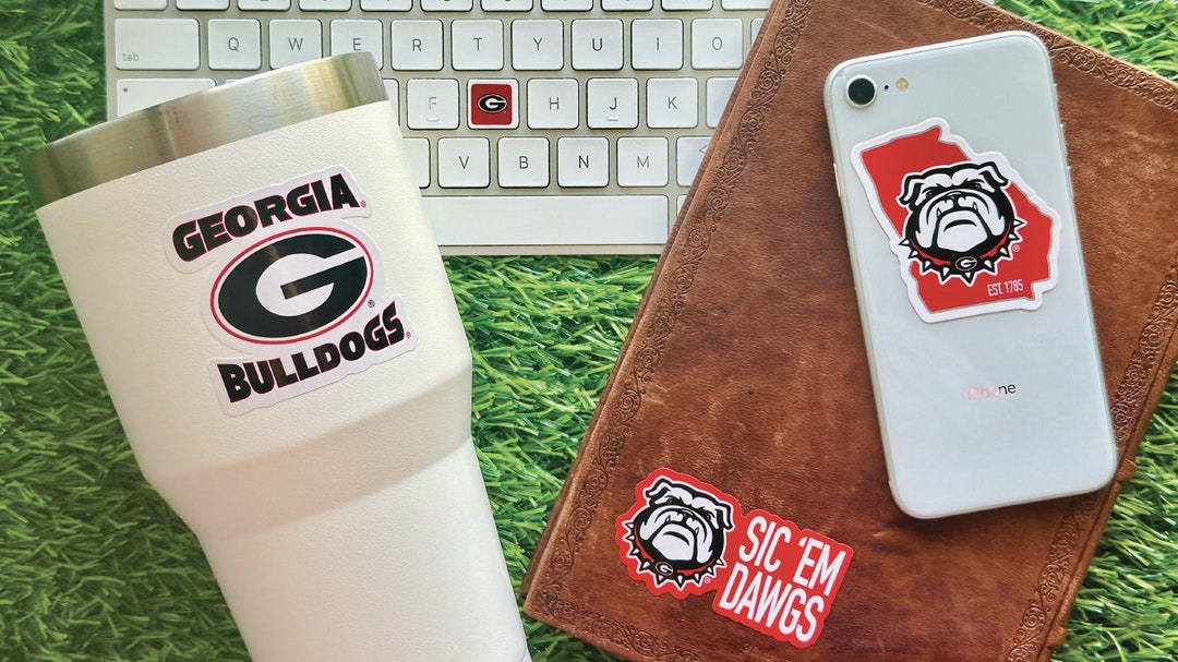 Georgia Stickers (14 Pieces) 2 Car Window (5") + 10 Waterbottle (2 ...