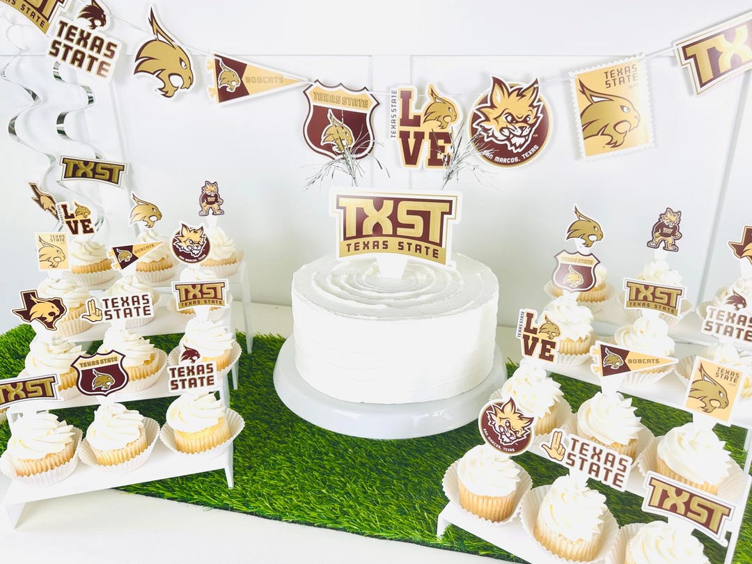 Texas State Party Supplies - TXST Bobcats Birthday, Graduation ...