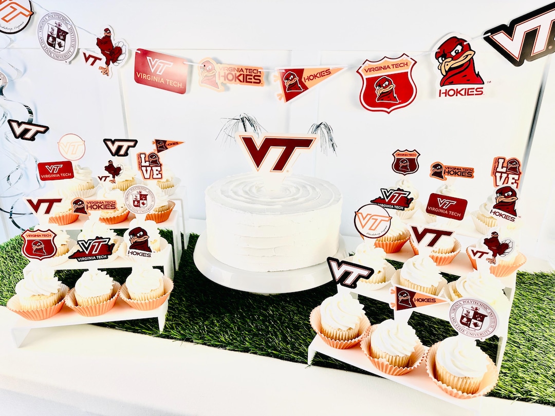 Virginia Tech Party Supplies Birthday Party, VT Hokies Graduation ...