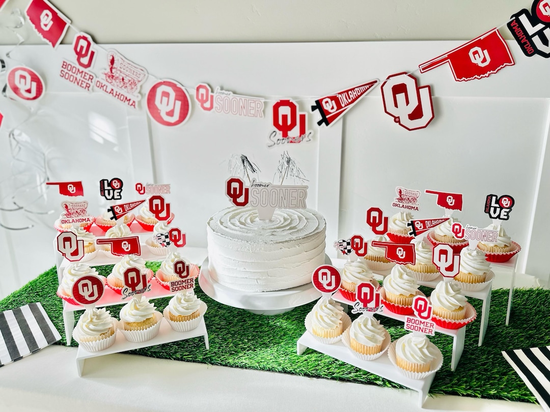 Oklahoma Sooners Party Supplies, Birthday, Graduation Decorations ...