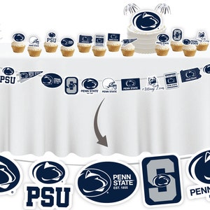 Penn State Party Supplies, Birthday Party, Graduation Decorations, Game ...