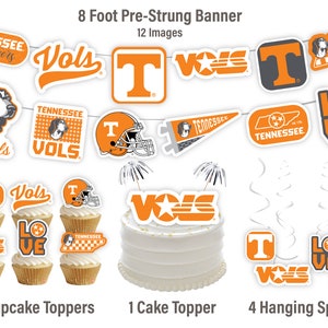 Tennessee Vols Party Supplies, Birthday, Graduation Decorations ...