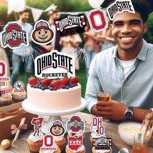 Ohio State Party Supplies Birthday Party, Ohio State Graduation ...