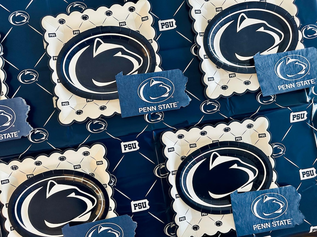 Penn State Party Supplies, Birthday, Graduation Decorations, Football ...