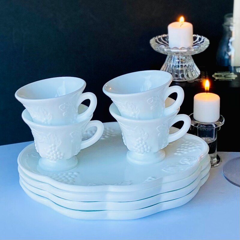 Milk Glass Dishes - Etsy