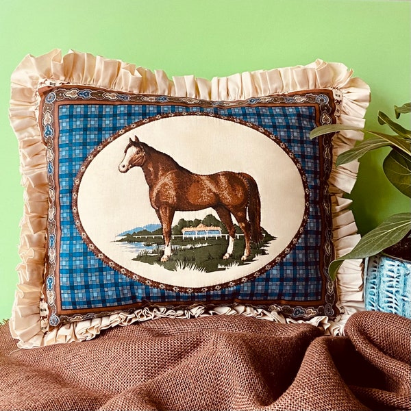 Equestrian Pillow - Etsy