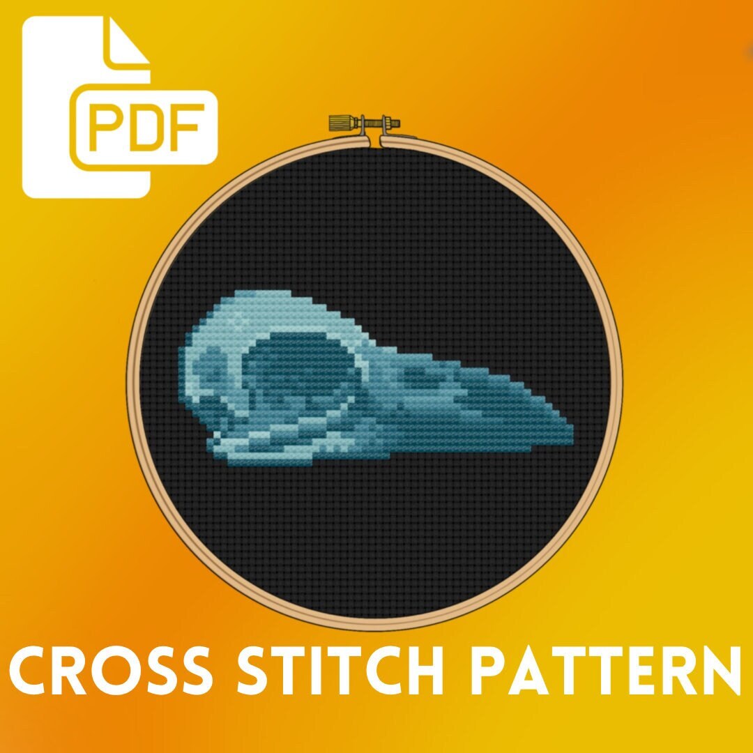 Raven Cross Stitch Pattern PDF - Embroidery Needlework Oddity Spooky ...