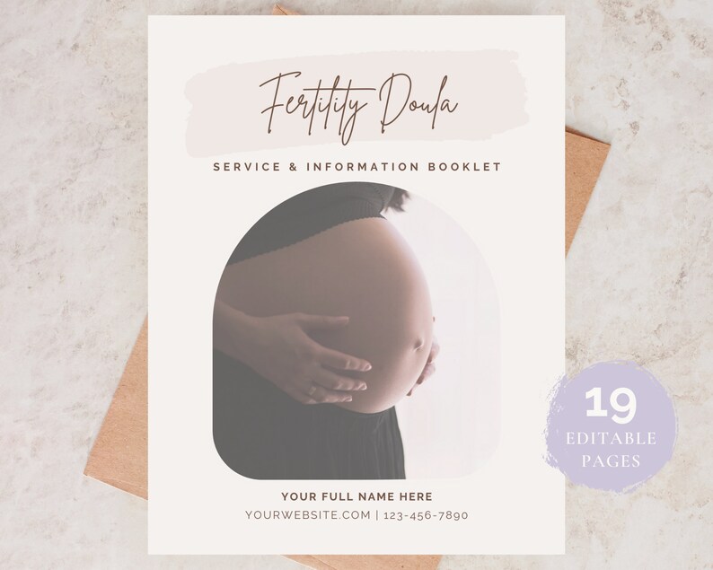 Fertility Doula | Specialist | Welcome Packet | Customizable | Editable ...