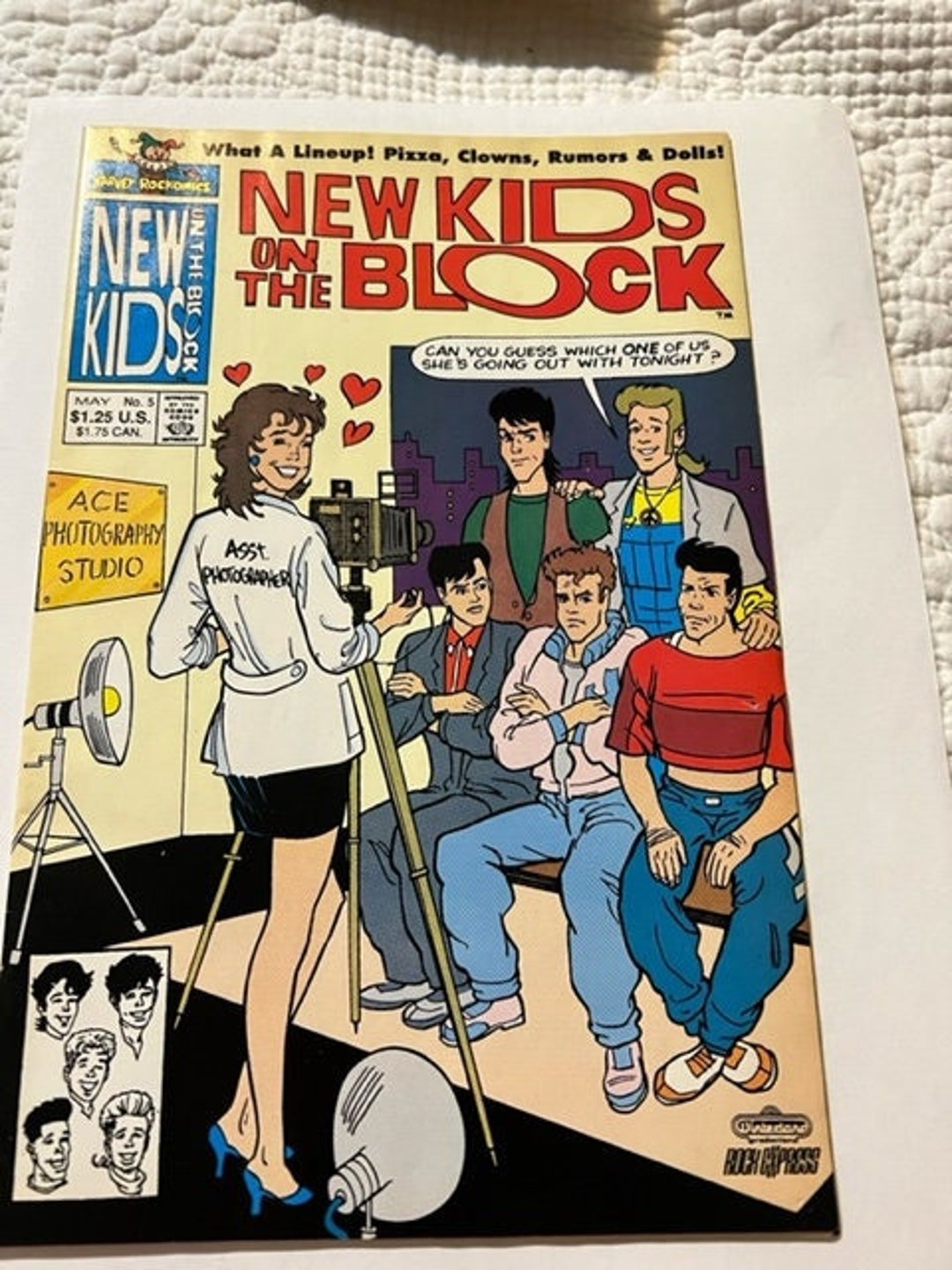 New Kids on the Block Comic Book May No.5 Harvey Comic Book - Etsy