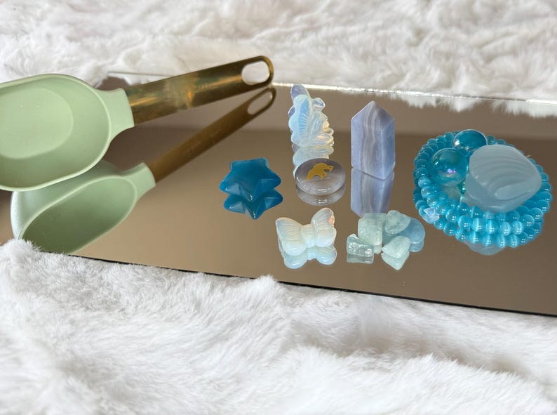Celestial Breeze Mystery Mix: Light Blue Crystal Confetti Scoop - Etsy