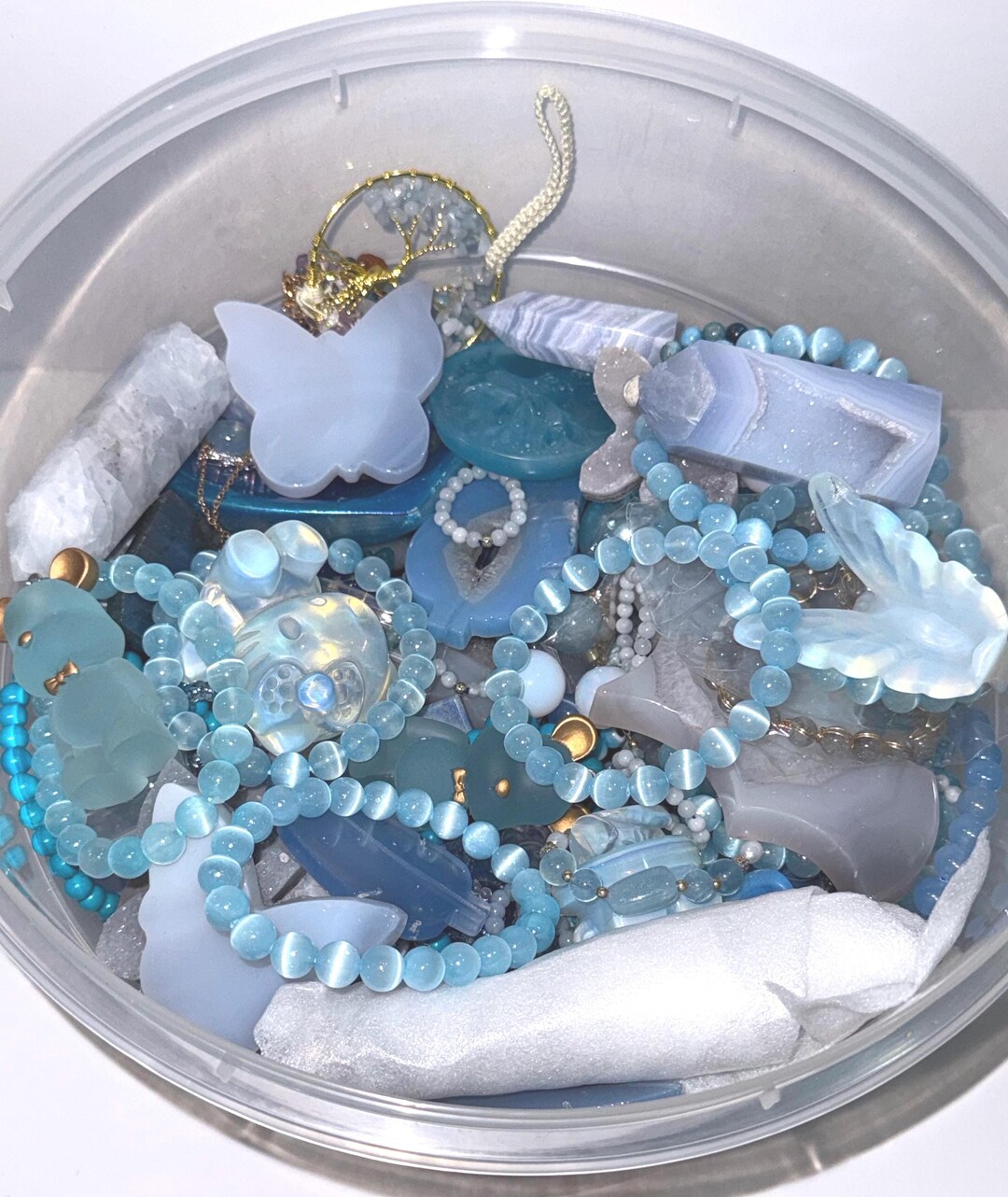 Celestial Breeze Mystery Mix: Light Blue Crystal Confetti Scoop - Etsy