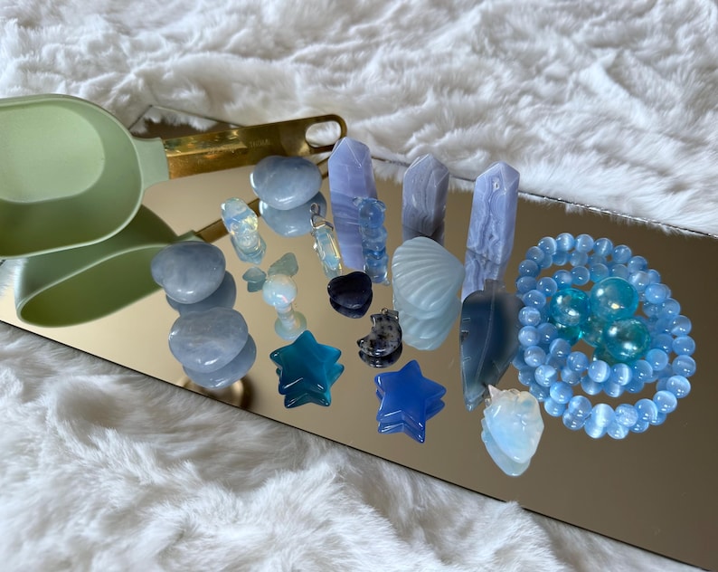 Celestial Breeze Mystery Mix: Light Blue Crystal Confetti Scoop - Etsy