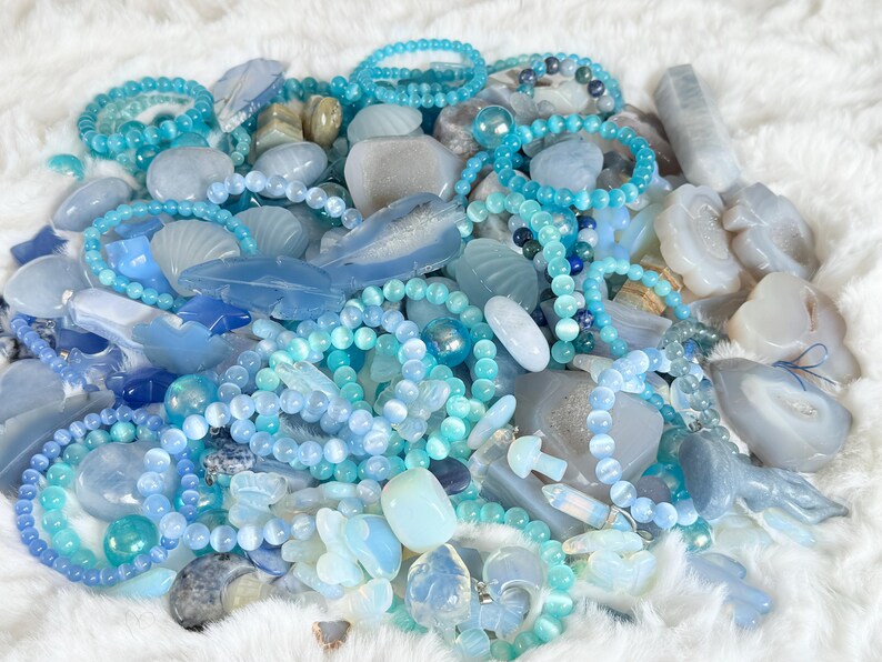 Celestial Breeze Mystery Mix: Light Blue Crystal Confetti Scoop - Etsy