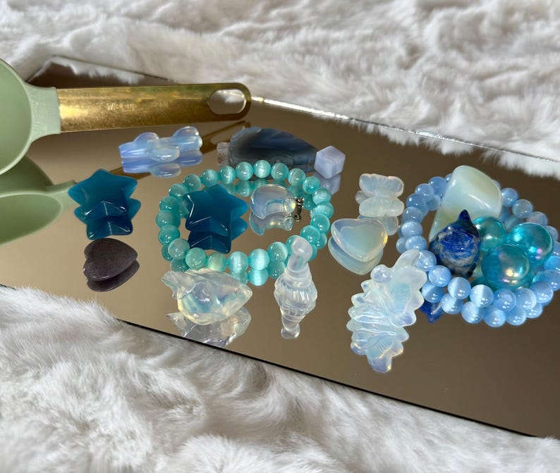 Celestial Breeze Mystery Mix: Light Blue Crystal Confetti Scoop - Etsy