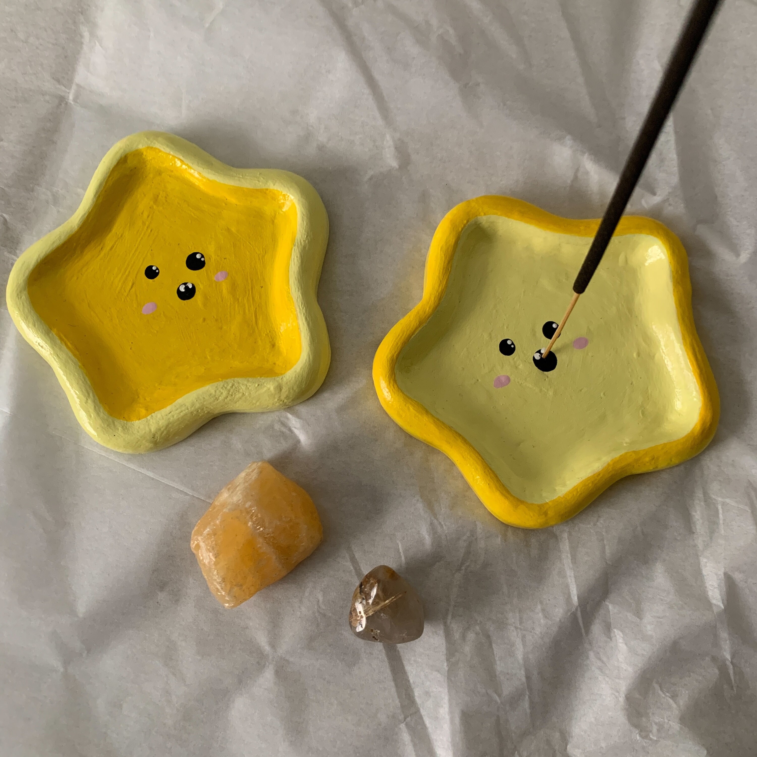 Star Clay Incense Holder - Etsy