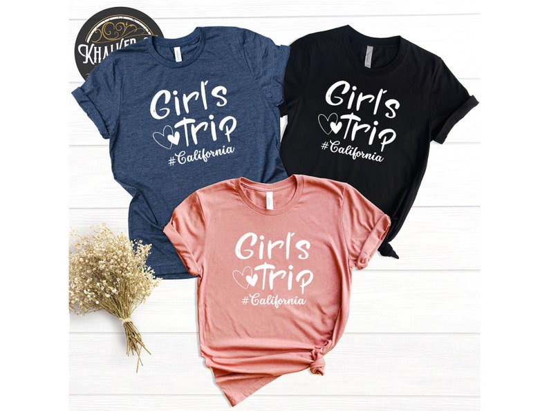 Custom Girls Trip Shirt Girl's Vacation Shirt - Etsy