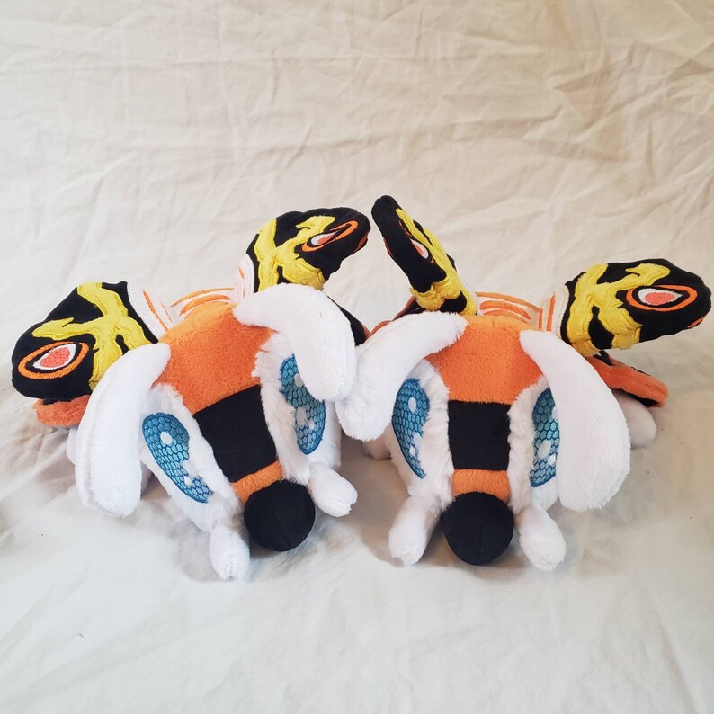 Mothra Plush Toy With Wing Size Available in Large or Small - Etsy