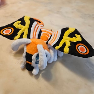 Mothra Plush Toy With Wing Size Available in Large or Small - Etsy