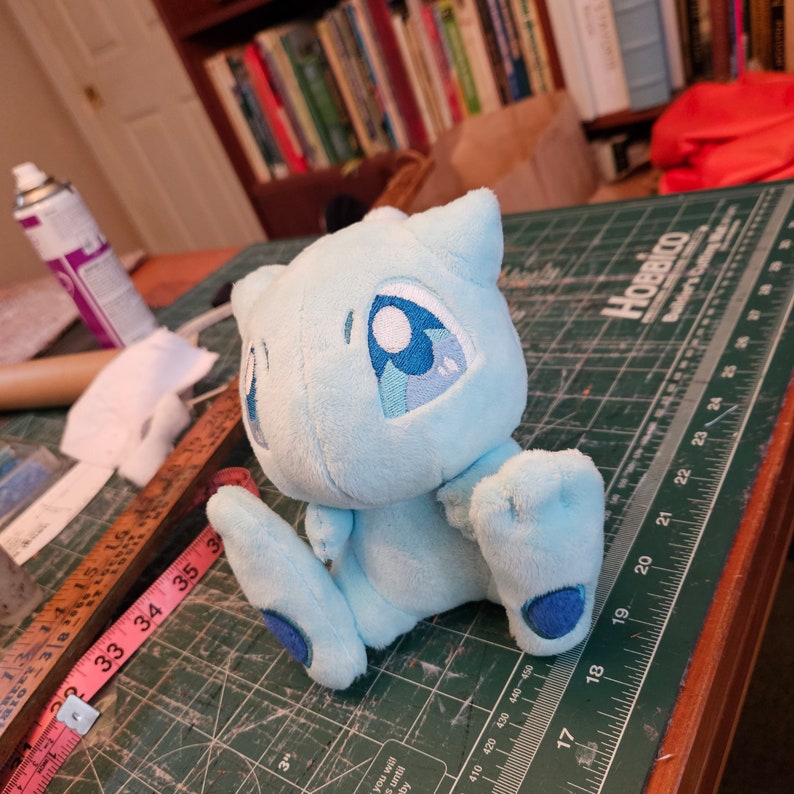 Mew and Shiny Mew Plush Made to Order - Etsy