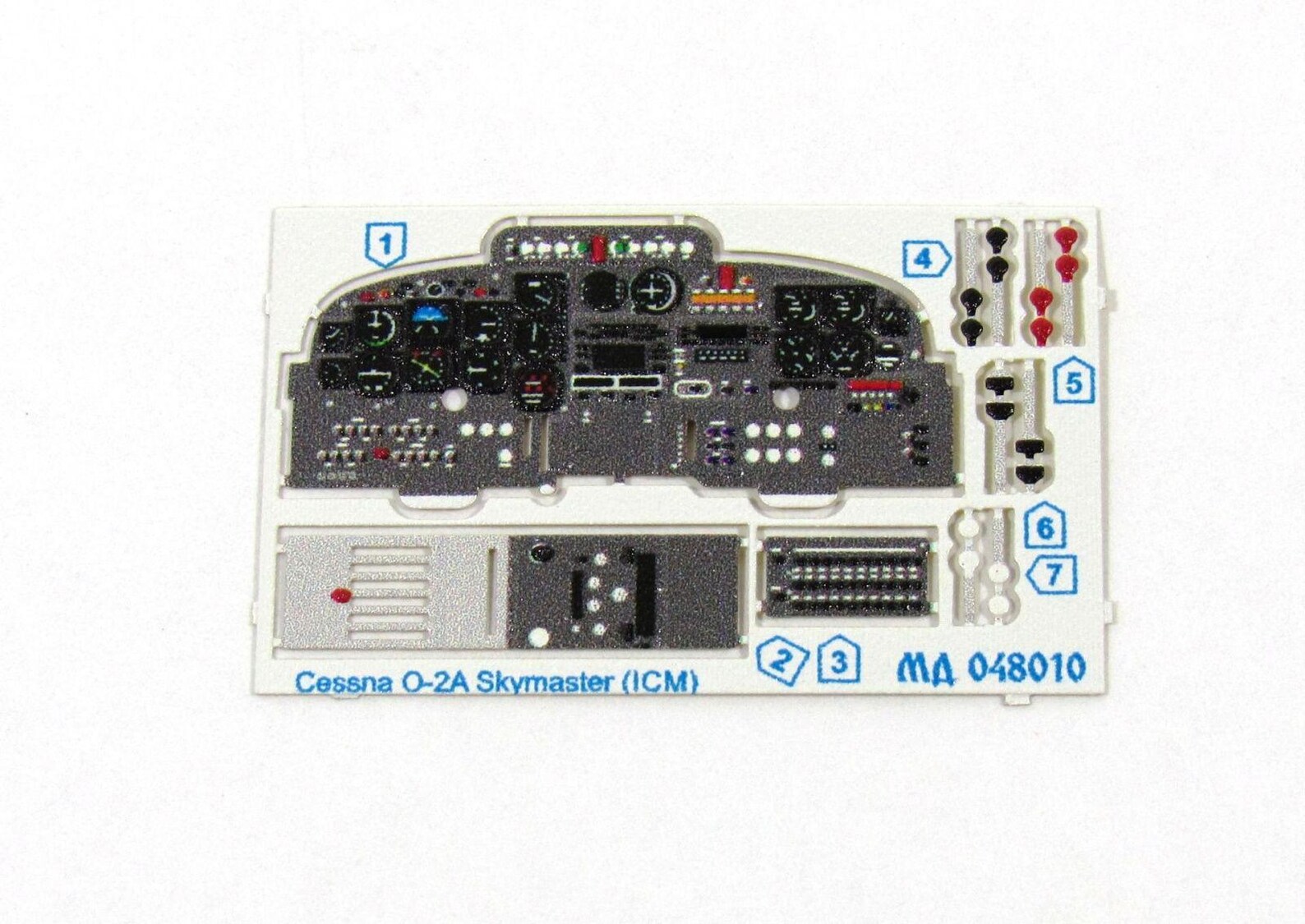 Photo-etched Detailing Set for Cessna O-2A Skymaster by ICM 48290 ...