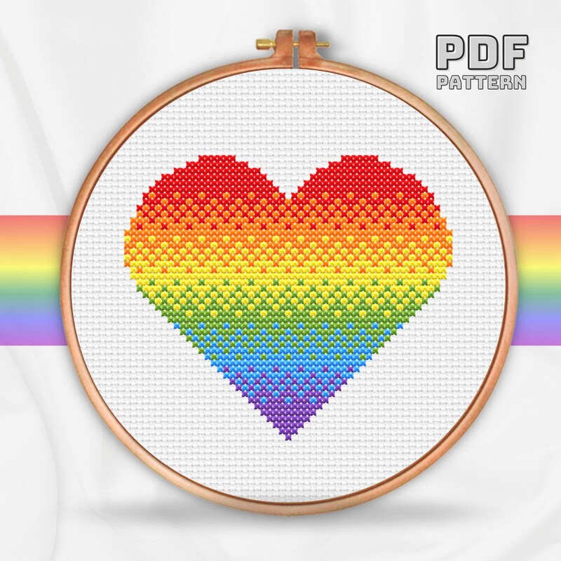 Pride Cross Stitch - Etsy