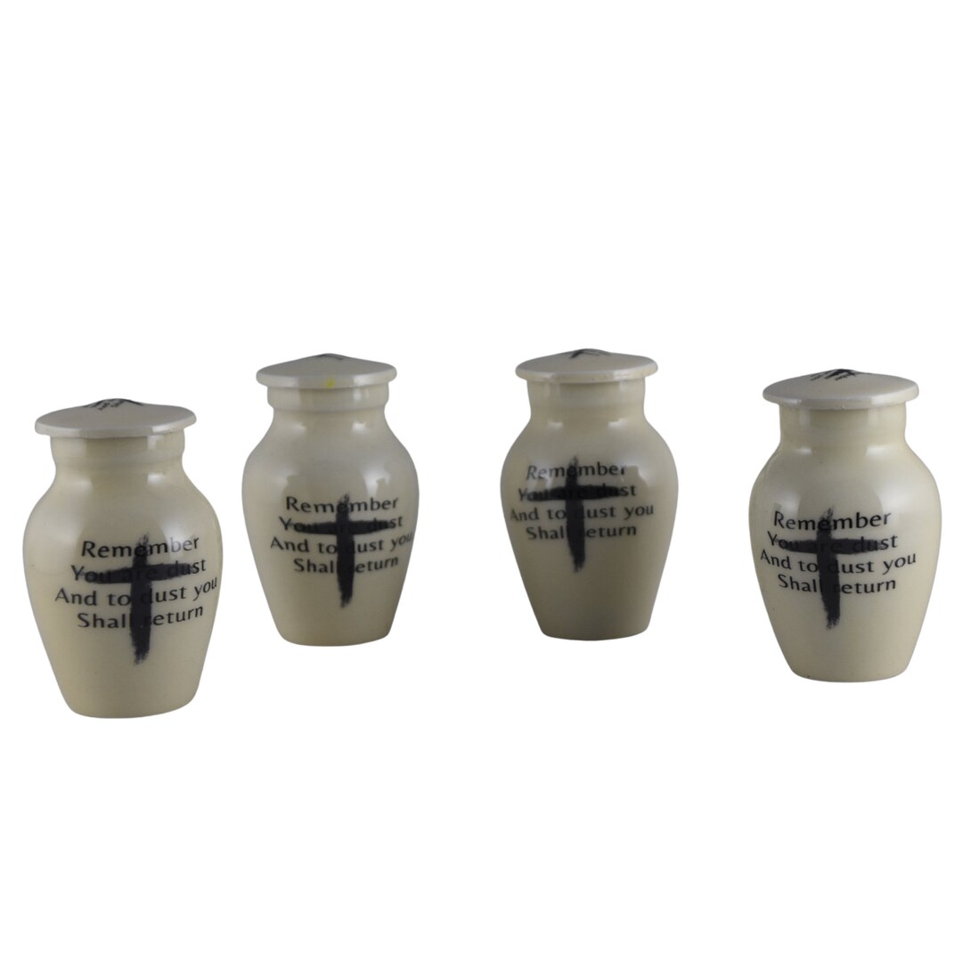 Holy Cross Keepsakes for Ashes - Set of 4 - Etsy