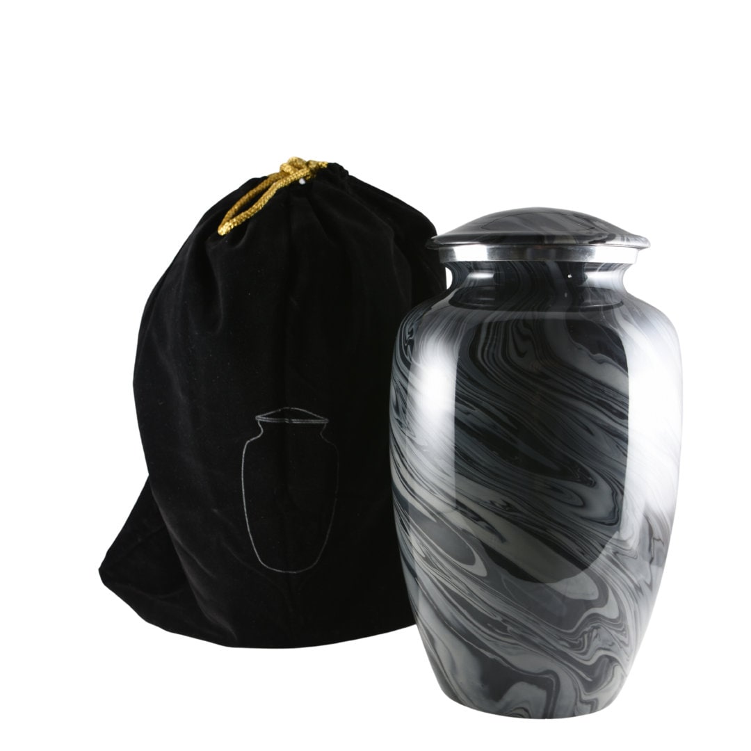 Premium Marble Finish Urn for Ashes Adult Male Urns for Human Ashes ...