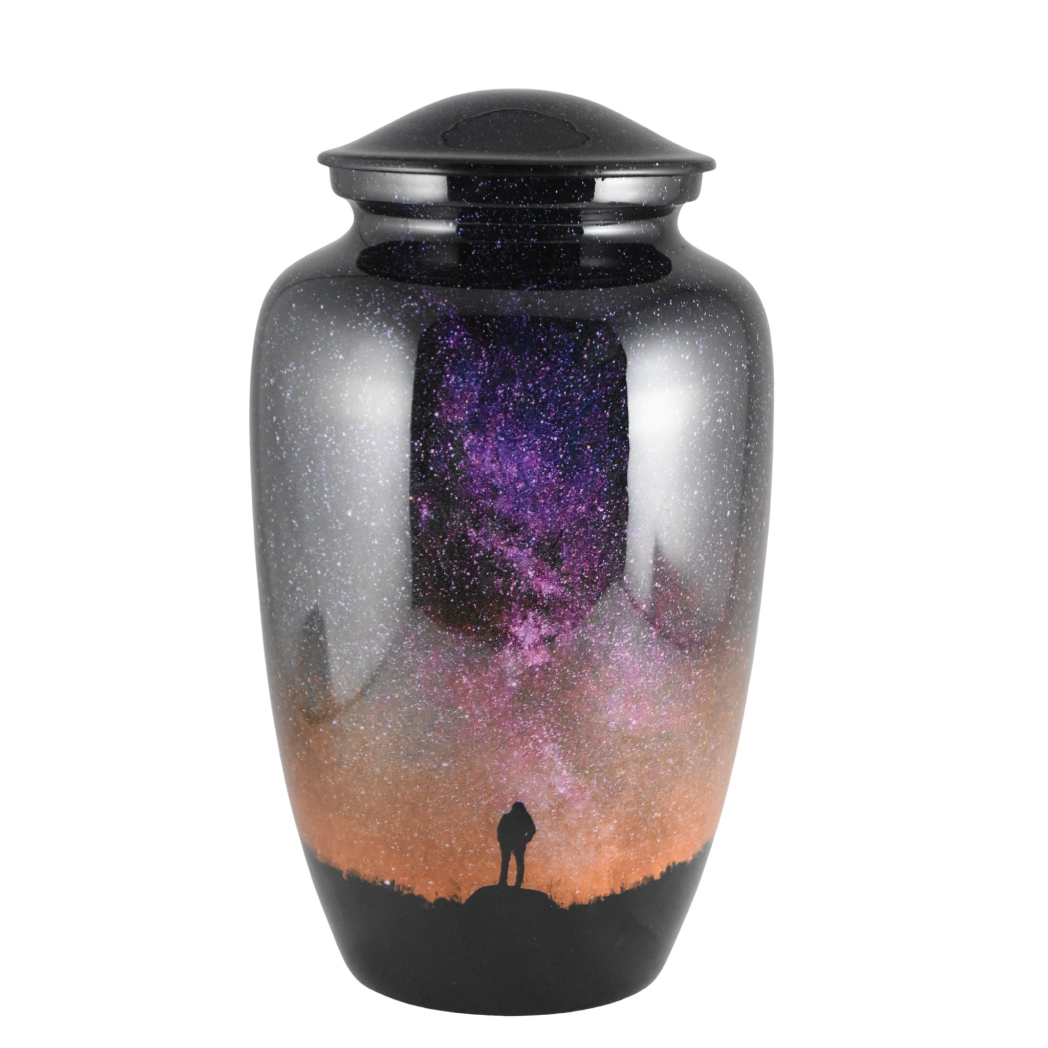 Milky Way Galaxy Night Sky Urn for Ashes Adult Male Urns for Human ...