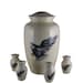 Flying Eagle Eagle in Flight White Urn for Ashes Adult Male Urns for ...
